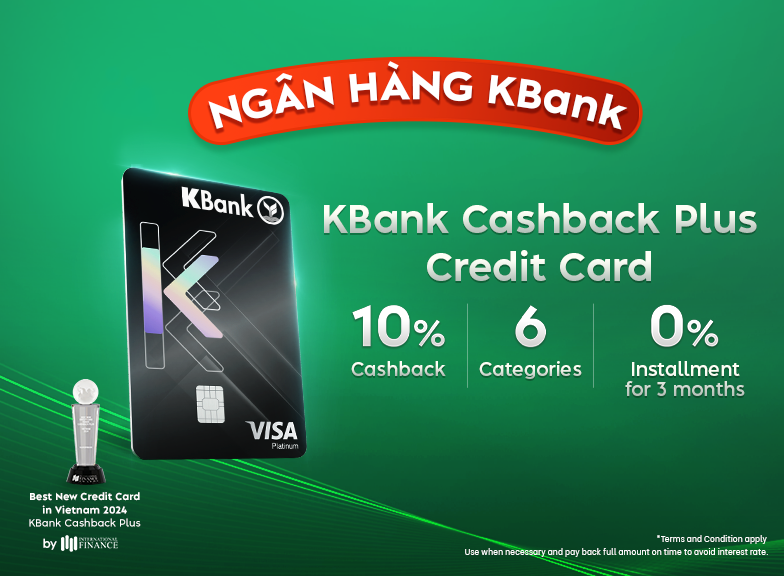 KBank Credit Card - Cashback Plus | KBank Vietnam
