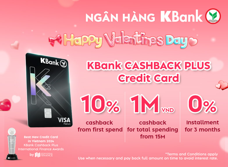 KBank Credit Card - Cashback Plus | KBank Vietnam